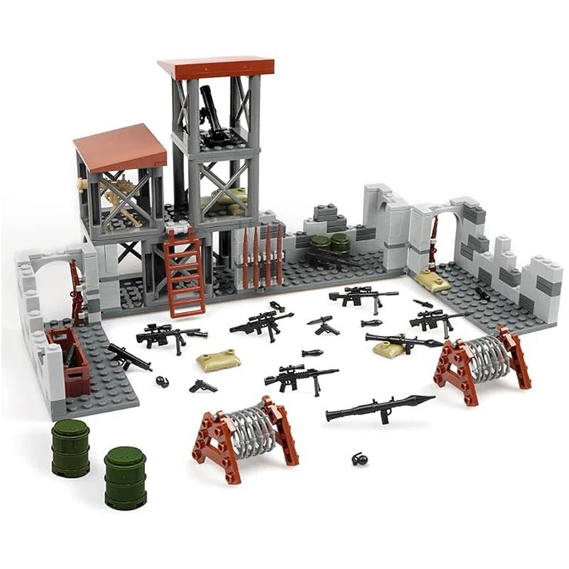 Army Frontier Barracks Building Block Set– 1shopstop