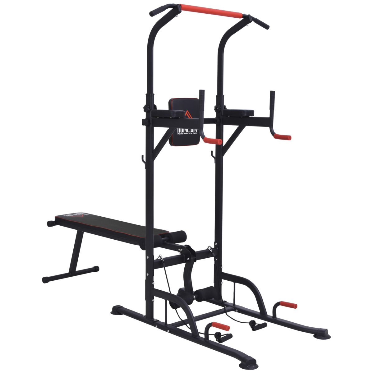 Multifunction Steel Workout Station with Bench & Bars– 1shopstop