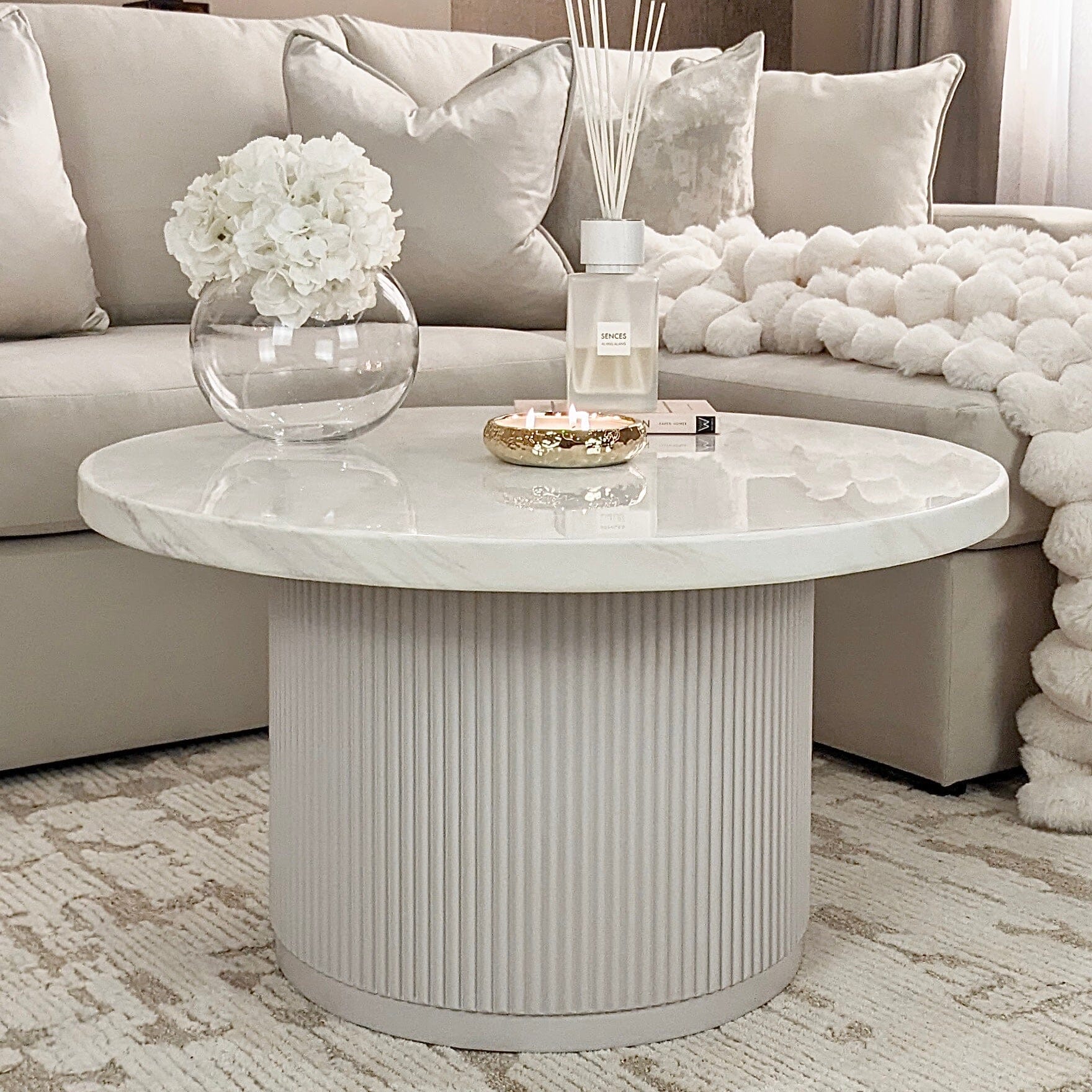 Portobello Medium Marble Coffee Table– 1shopstop