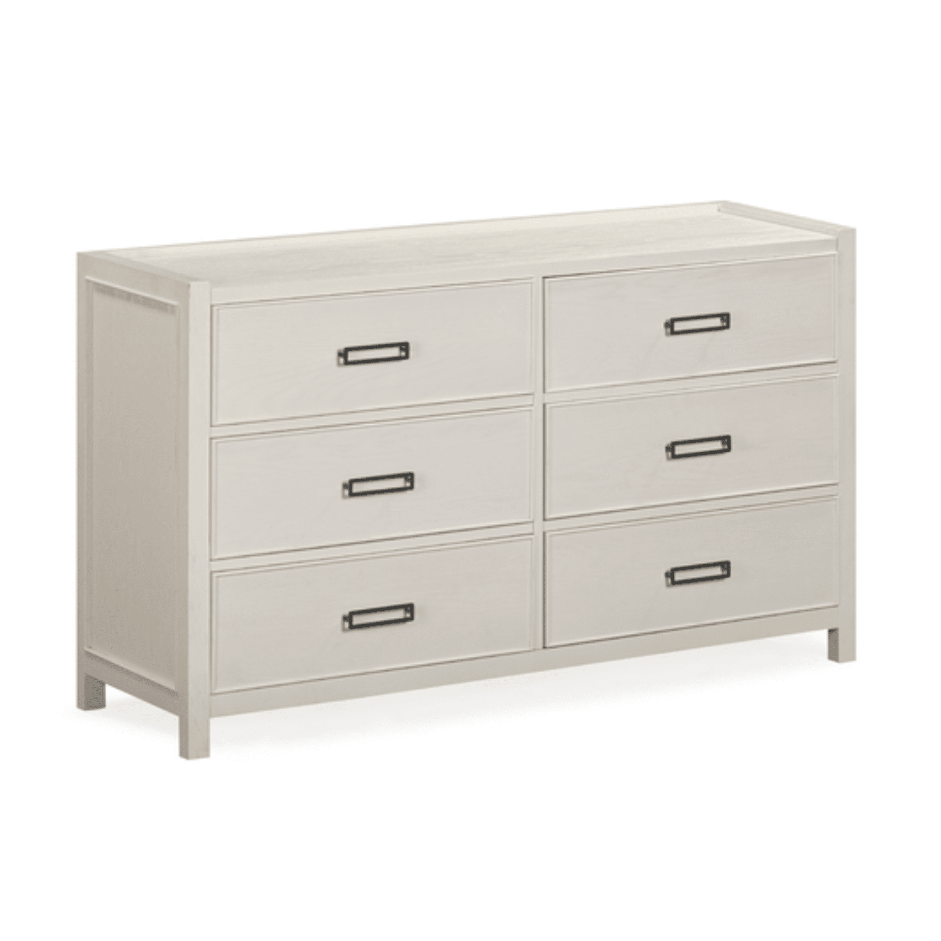 Soho Cream Oak Veneer 6 Drawer Chest– 1shopstop